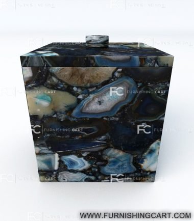 Luxury high end bath accessories and bathroom set in precious gemstones